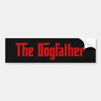 The Dogfather Bumper Sticker for Dog Dads – Cool and Custom